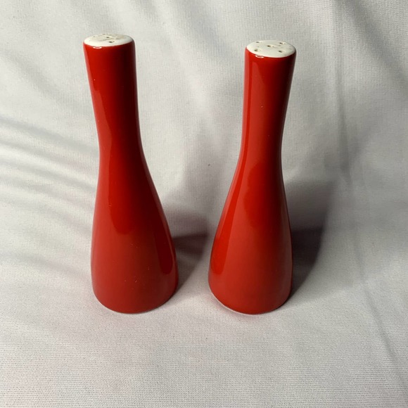 Mikasa | Kitchen | Mikasa Elite Salt And Pepper Shakers Mandarin Red ...